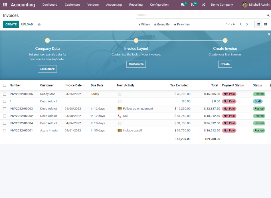 Odoo Accounting Module | Midis